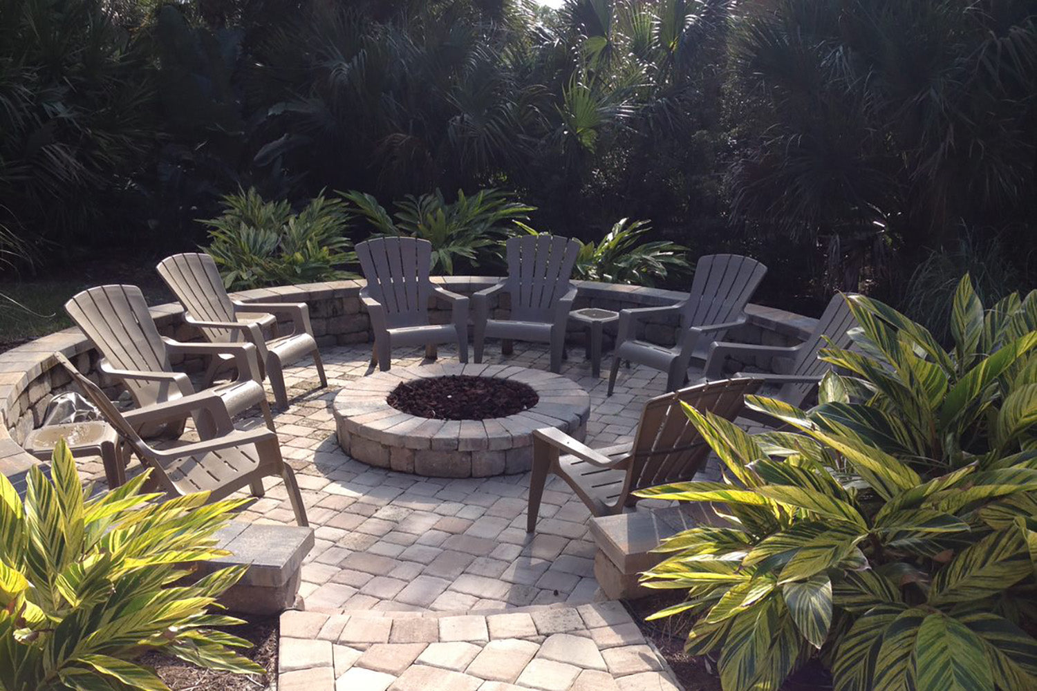 Low Brick Fire Pit | Customer Photos – Fire Pit Outfitter