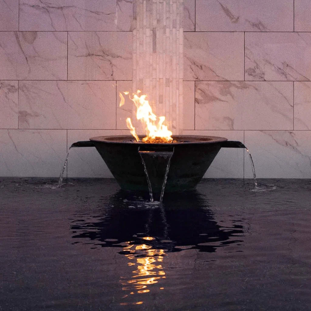Water Fountain & Fire Pit – Fire Pit Outfitter