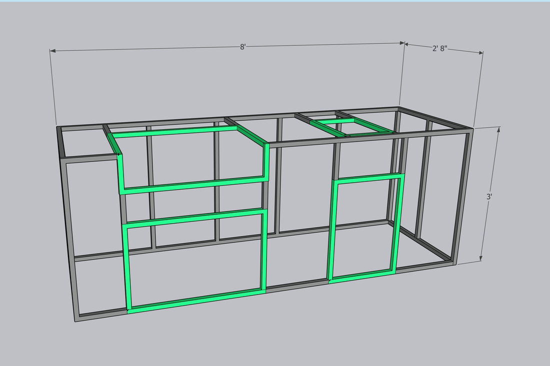 Custom DIY BBQ Island Frame | FirePit Outfitter – Fire Pit Outfitter