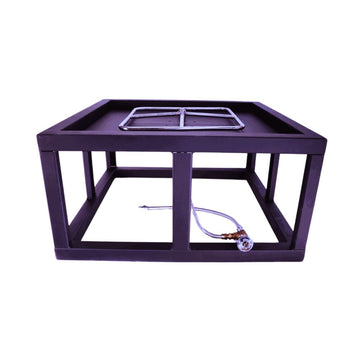 Custom Rectangle Fire Pit Kit 39″ x 21″ | FirePit Outfitter – Fire Pit ...