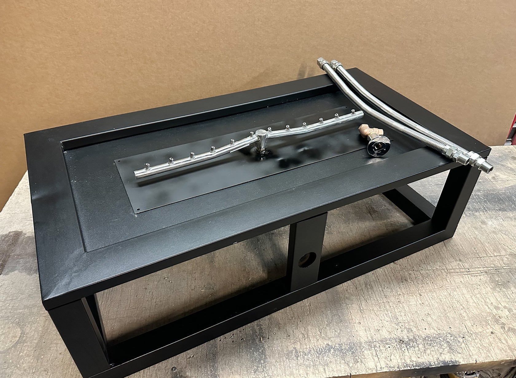 Custom Rectangle Fire Pit Kit 39″ x 21″ | FirePit Outfitter – Fire Pit ...