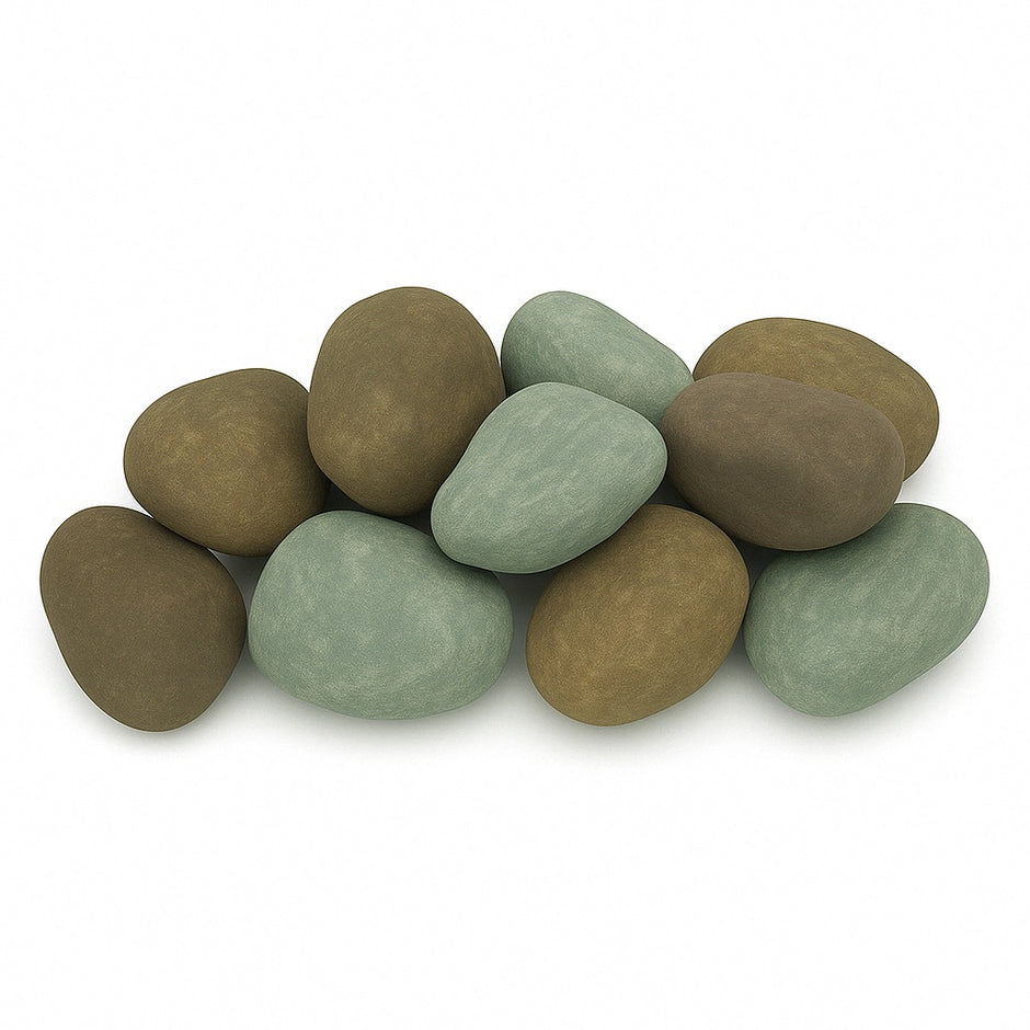 4" Cape Gray Lite Stone Fire Balls - Set of 6 | FirePit Outfitter ...