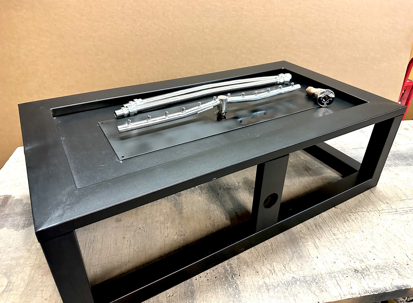 Custom Rectangle Fire Pit Kit 39″ x 21″ | FirePit Outfitter – Fire Pit ...