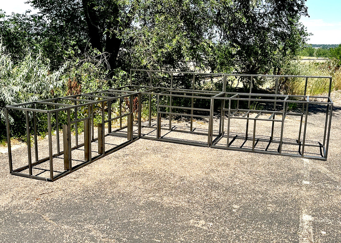 Custom DIY BBQ Island Frame | FirePit Outfitter – Fire Pit Outfitter